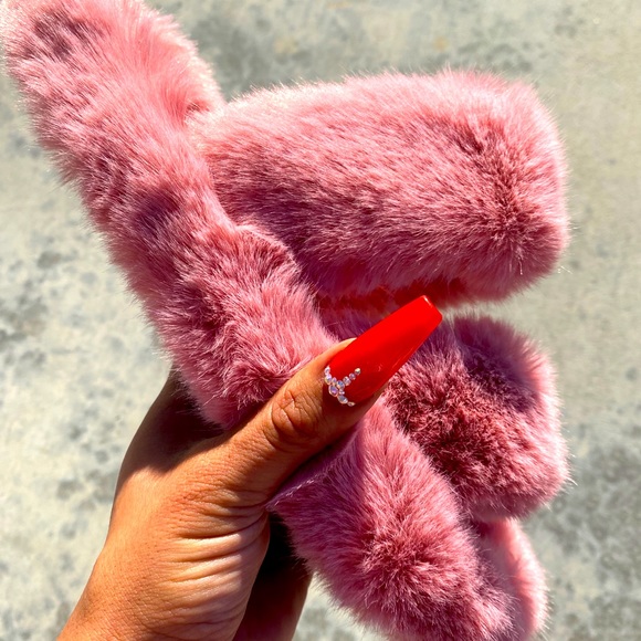 Shoes | New Fluffy Slides | Poshmark